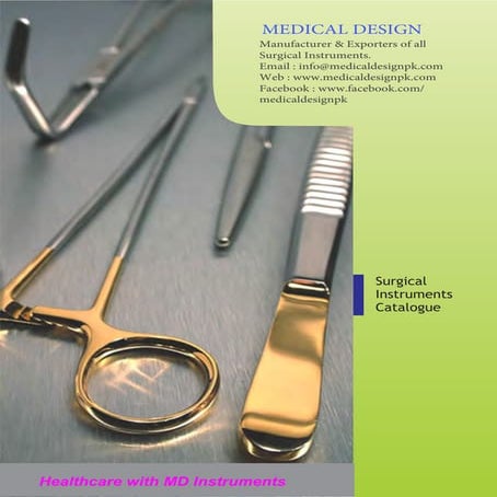 Surgical Instruments Catalogue Medical Design Sialkot Manufacturer ...