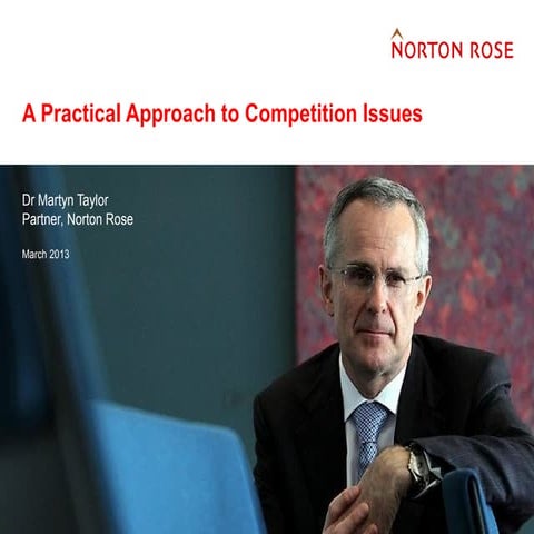 A Practical Approach to Australian Competition Issues | PPT