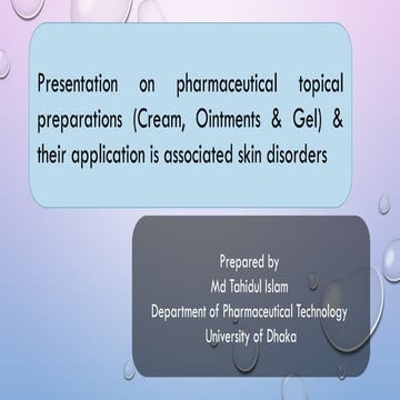 Topical application | PPTX
