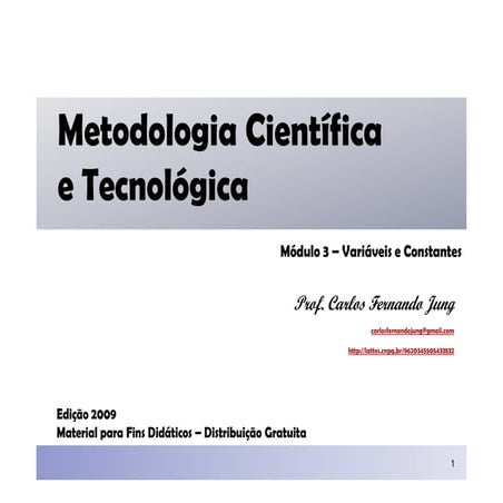 Módulo 3 Variáveis E Constantes Ppt