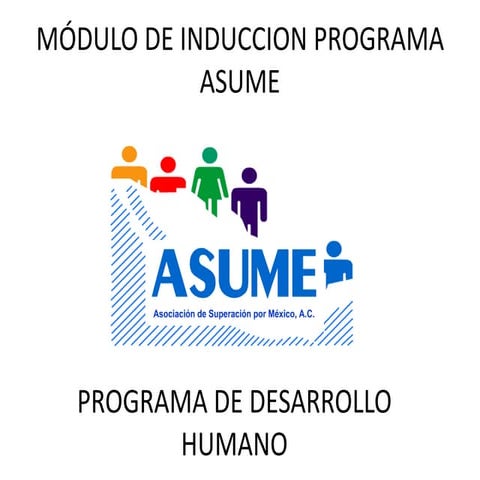 Módulo de induccion asume | PPSX