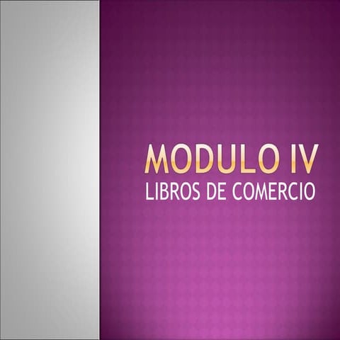 Libros de Comercio - Derecho Empresario | PPT