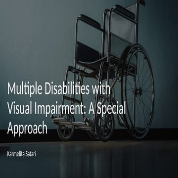 CEREBRAL VISUAL IMPAIRMENT JOURNAL CLUB AEH | PPTX