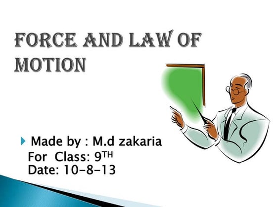 Motion for class 9th | PPTX