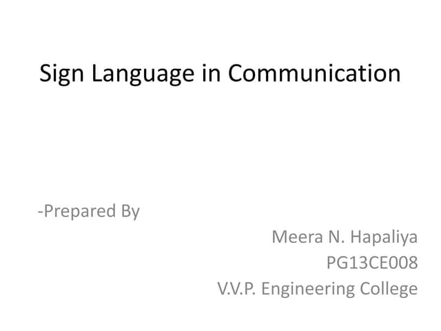 Basic Medical Sign Language | PDF