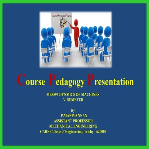 ME - CPP - DYNAMICS OF MACHINES-Pedagogy.ppt