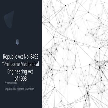 Mechanical Engineering Laws Powerpoint Presentation | PPTX
