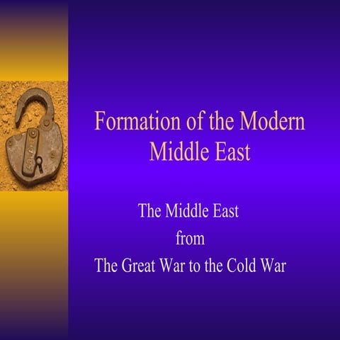 Middle East, Part 1 | PPT