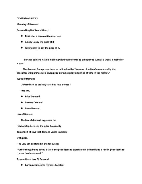 Application of Demand and Supply | PPT