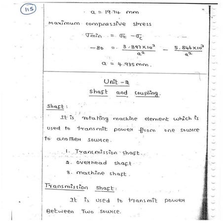 Me6503 design-of-machine-elements-unit-ii-notes | PDF