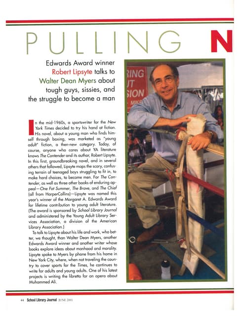 1992 Margaret A. Edwards Award article | PDF