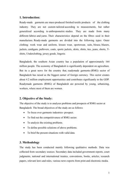 History of RMG in Bangladesh | PDF | Manufacturing Industry | Industries
