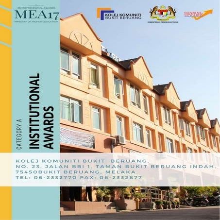 MOHE Entrepreneurial Awards (MEA) 2017 | PDF