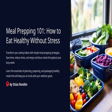 Meal-Prepping-101-How-to-Eat-Healthy-Without-Stress | PPTX