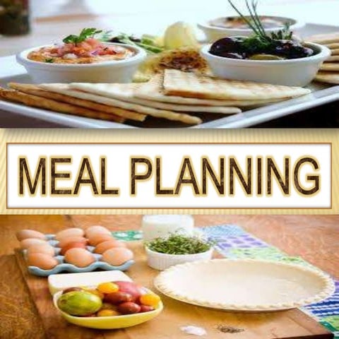 Meal planning | PPTX