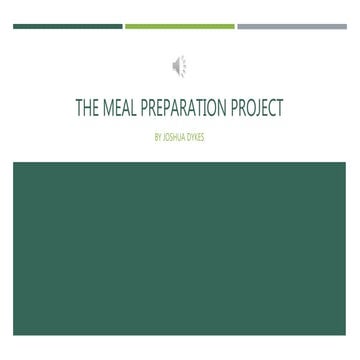 Meal Prep Presentation | PPT