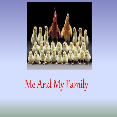 Me and my family | PPTX