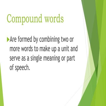 compound words reviewer | PPTX