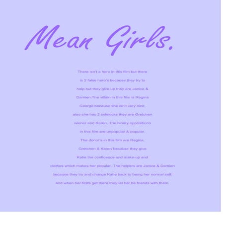 Mean girls | DOCX