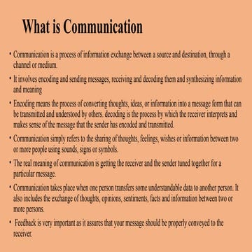 Communication: It's Definition, Process, Verbal & Non-Verbal ...