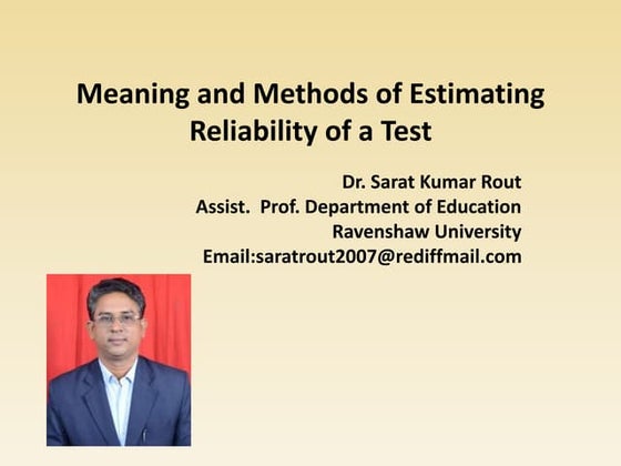 Reliability and Validity.pptx