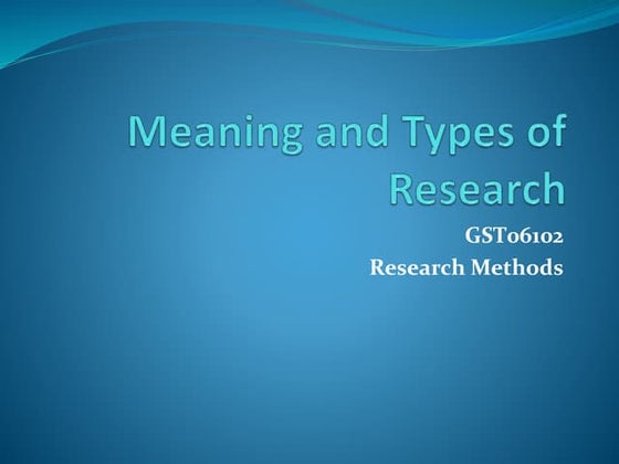 Research and Steps of Research Process and Discriminant Analysis | PPT