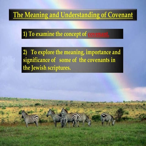 Meaning and understanding of covenant 2010 | PPT