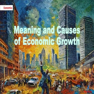 Meaning & Causes of Economic Growth | Economics | PPT