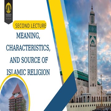 Meaning, Characteristics and Sources of Islamic Religion.pptx