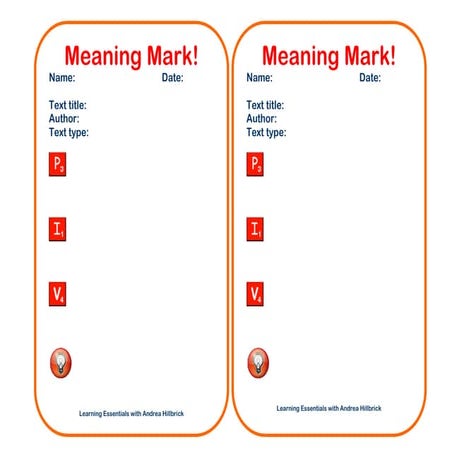 Meaning mark with icons | PDF