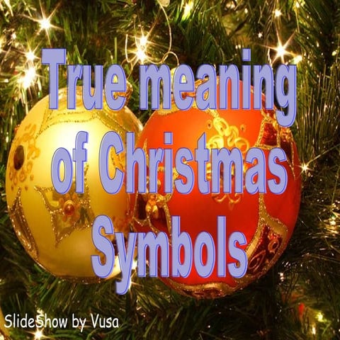 The True Meaning Of Christmas | PPT