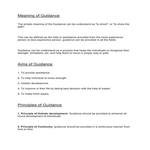 Meaning of Guidance.docx