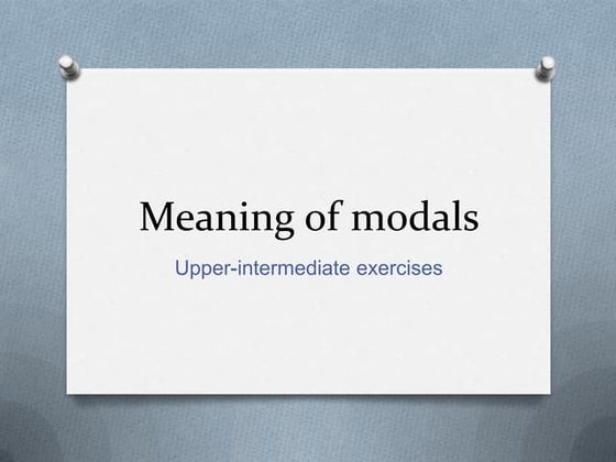 Modals: Ability: Exercises | PDF