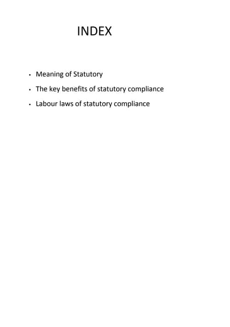 Understanding Statutory Compliance Requirements in Payroll what are the ...