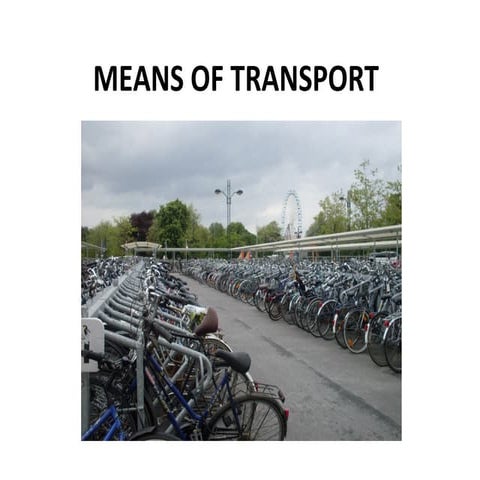 Means of transport | PPT