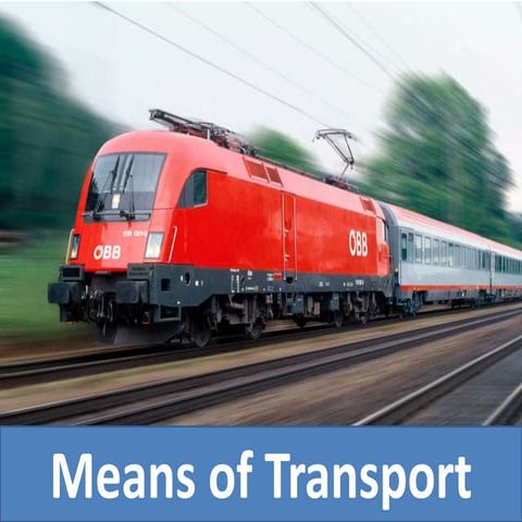 Means of Transport | PPTX