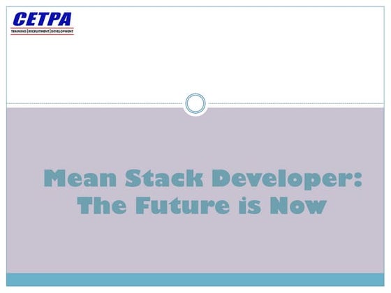 The history of Full stack development | PDF
