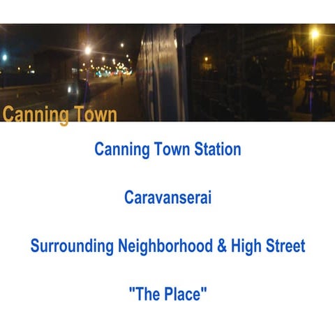Meanwhile in canning town... | PPT
