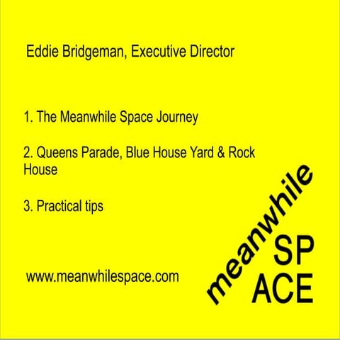 Meanwhile space | PPT