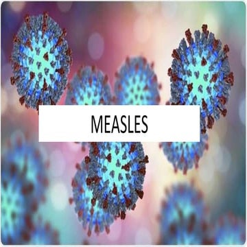 Measles | PPTX