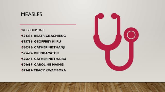 Measles | PPTX
