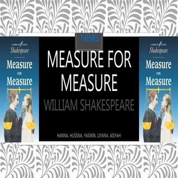 Measure for measure | PPTX