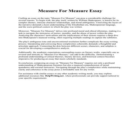 Measure For Measure Essay.pdf