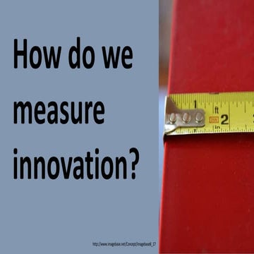 How do we measure innovation? | PDF
