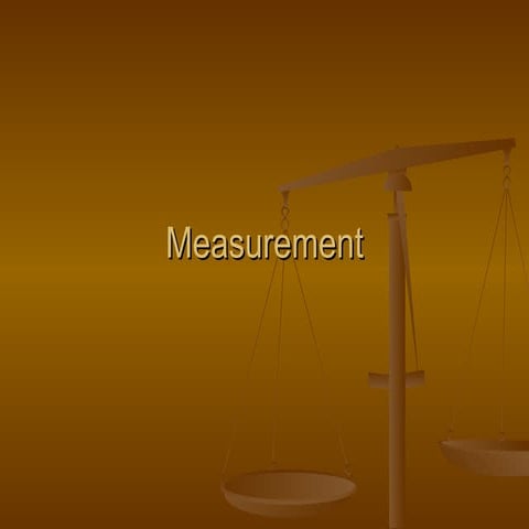 Measurement | PPT