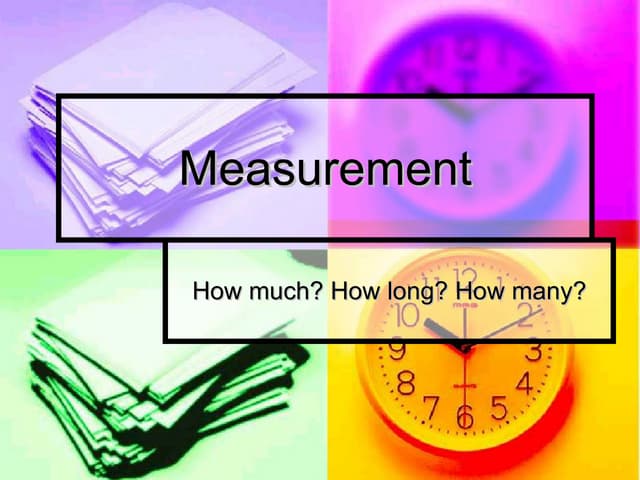 Measurement | PPTX | Physics | Science