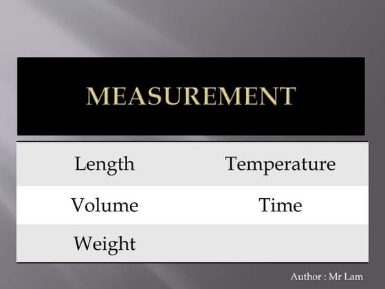 Lesson 2.9 measuring temperature | PPT