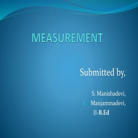 Measurement | PPTX