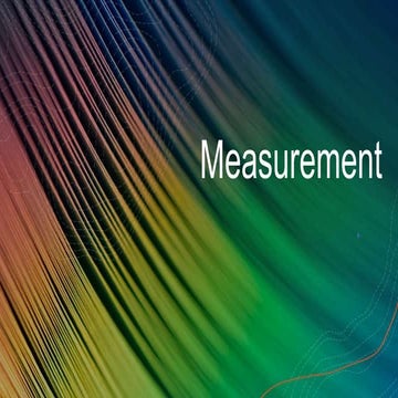 Measurement | PPTX | Physics | Science