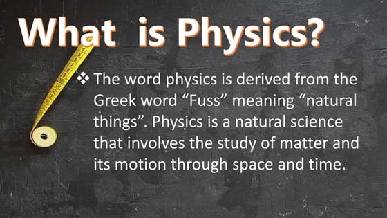 GENERAL PHYSICS 1 (MEASUREMENT) (1).pptx | Physics | Science